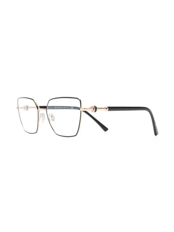 BVLGARI Enamelled Frame Detail Eyeglasses