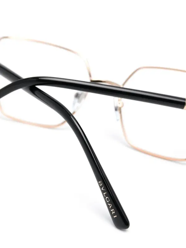 BVLGARI Enamelled Frame Detail Eyeglasses
