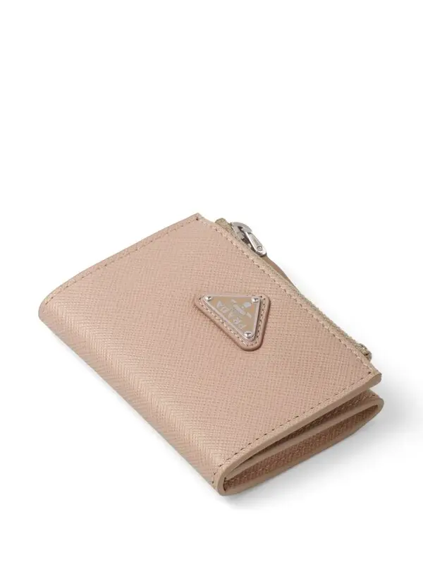 Prada Logo-plaque Leather Card Holder