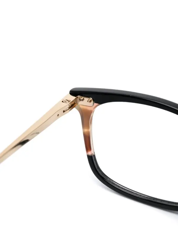 Carolina Herrera Tortoiseshell Rectangle-frame Eyeglasses