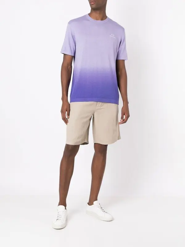 Armani Exchange Straight-leg Bermuda Shorts