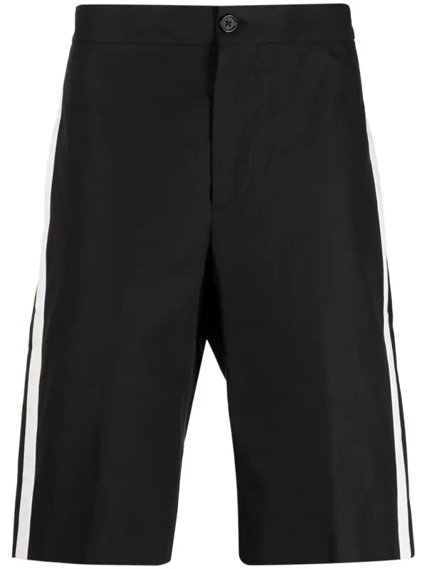 Alexander McQueen Side-stripe Bermuda Shorts