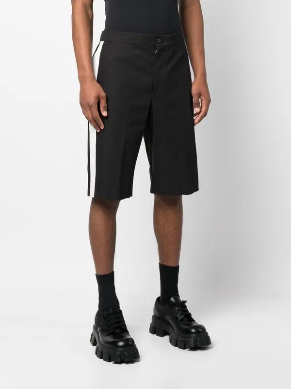 Alexander McQueen Side-stripe Bermuda Shorts
