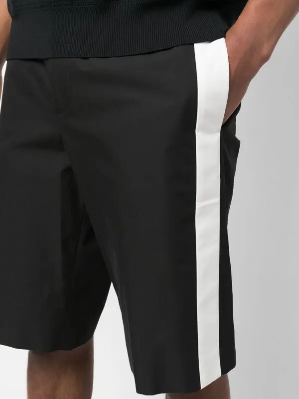 Alexander McQueen Side-stripe Bermuda Shorts