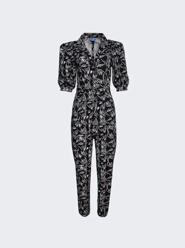 Lhd The Casitas Jumpsuit - Abstract Palm