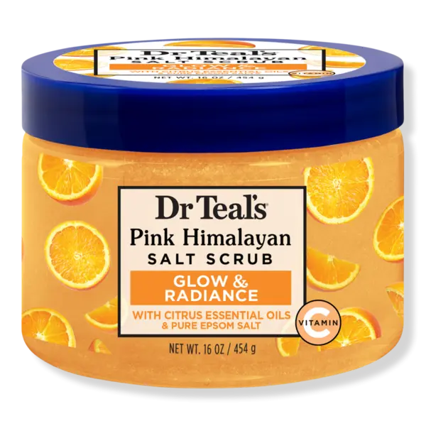 DR TEAL'S Glow & Radiance Salt Scrub With Pure Epsom Salt & Citrus - One-color
