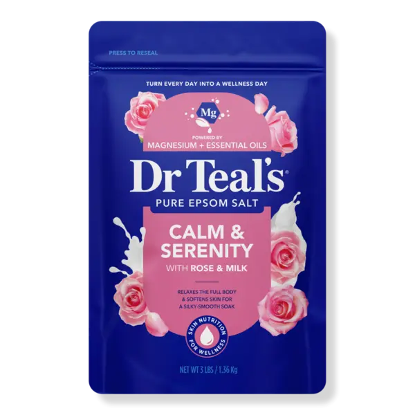 DR TEAL'S Pure Epsom Salt Soak, Calm & Serenity With Rose Essential Oil - One-color