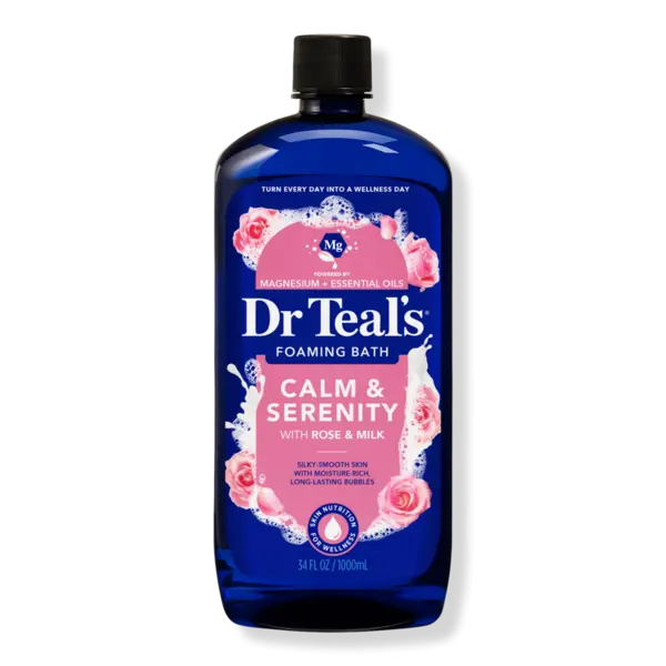 DR TEAL'S Foaming Bath With Pure Epsom Salt, Calm & Serenity With Rose - One-color