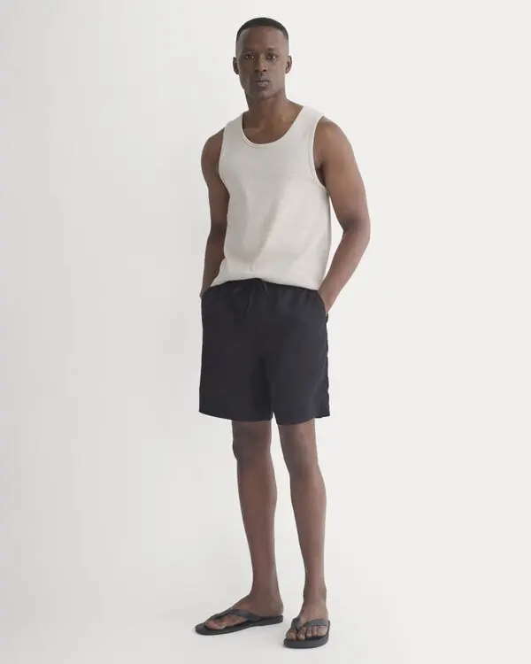 Everlane Linen Easy Short - Black