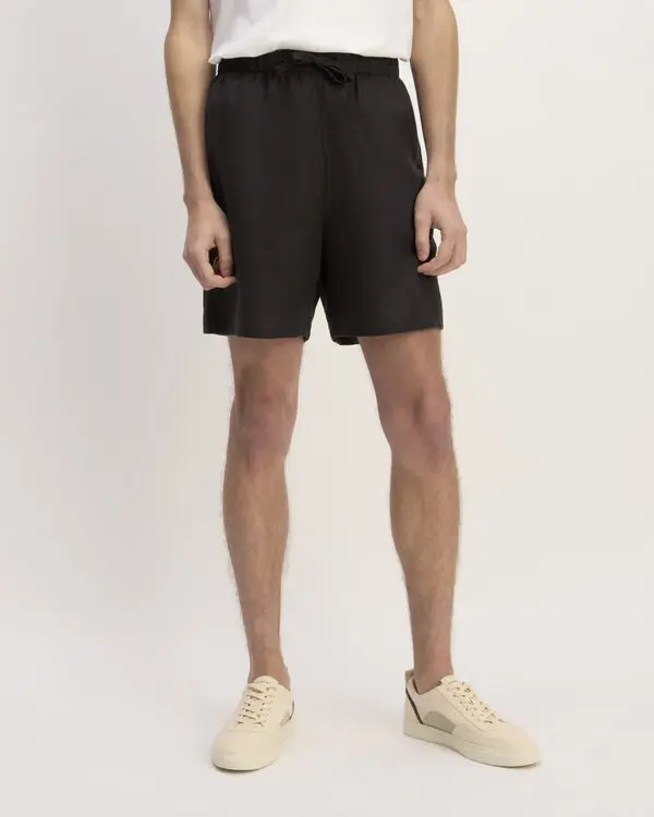 Everlane Linen Easy Short - Black