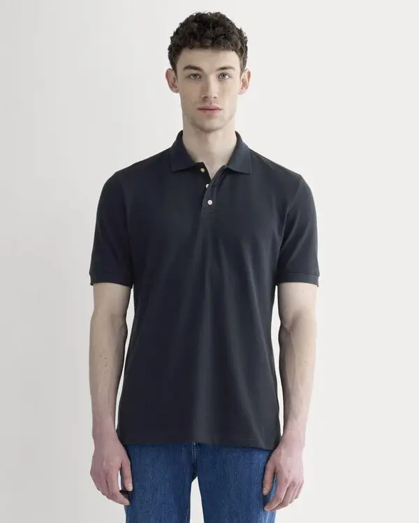 Everlane Pique Polo Tshirt - Deep Navy
