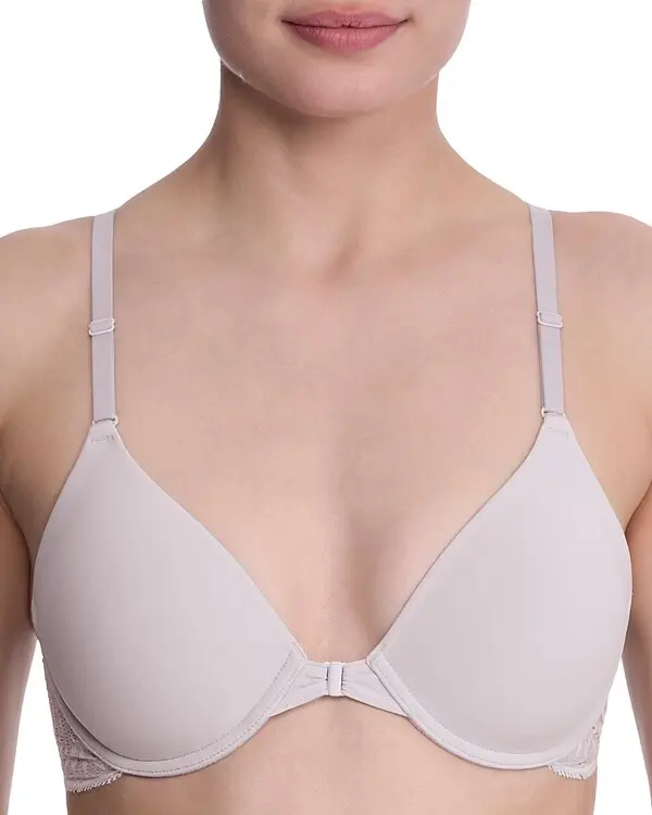 Natori Lush Front Close Bra - Mink/ivory