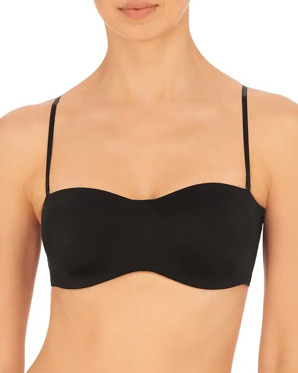 Natori Adapt Bandeau Lace Back Bra - Black