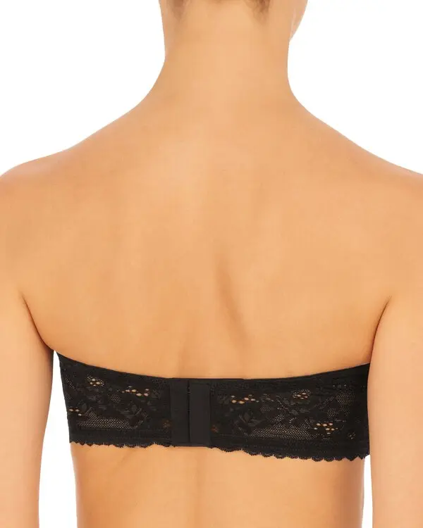 Natori Adapt Bandeau Lace Back Bra - Black