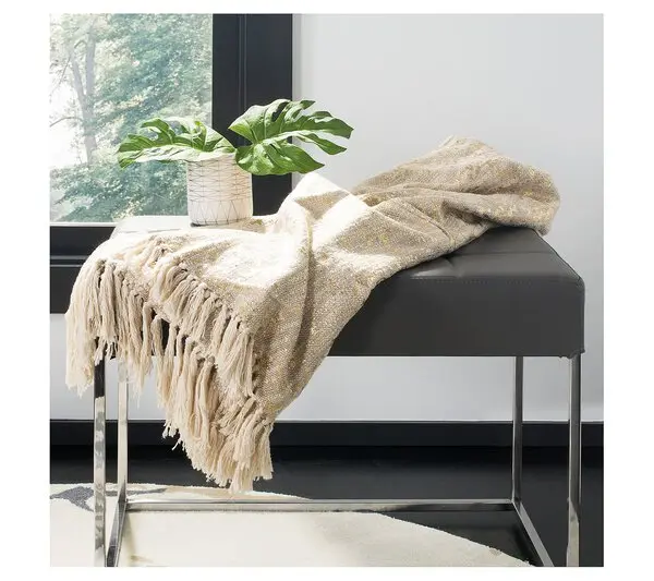 SAFAVIEH Peppin Metallic Throw