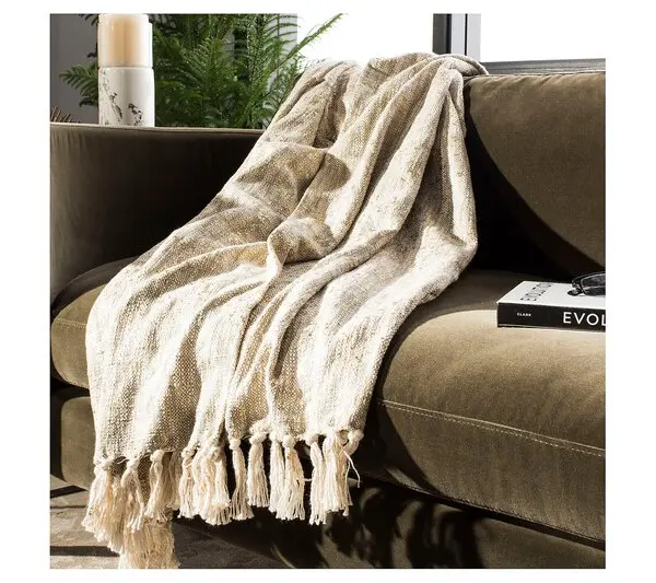 SAFAVIEH Peppin Metallic Throw