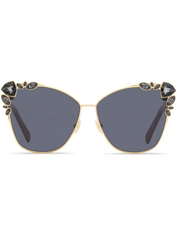 JIMMY CHOO Kyla 25th Anniversary Sunglasses - Gold