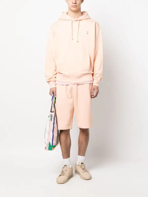 Maison Kitsuné Fox-patch Cotton Shorts