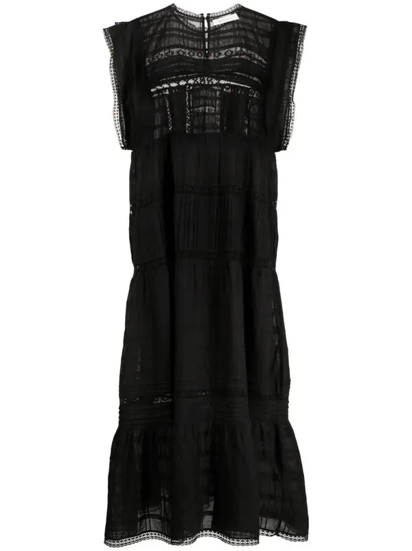 SKALL STUDIO Anjali Short-sleeve Lace-detail Dress