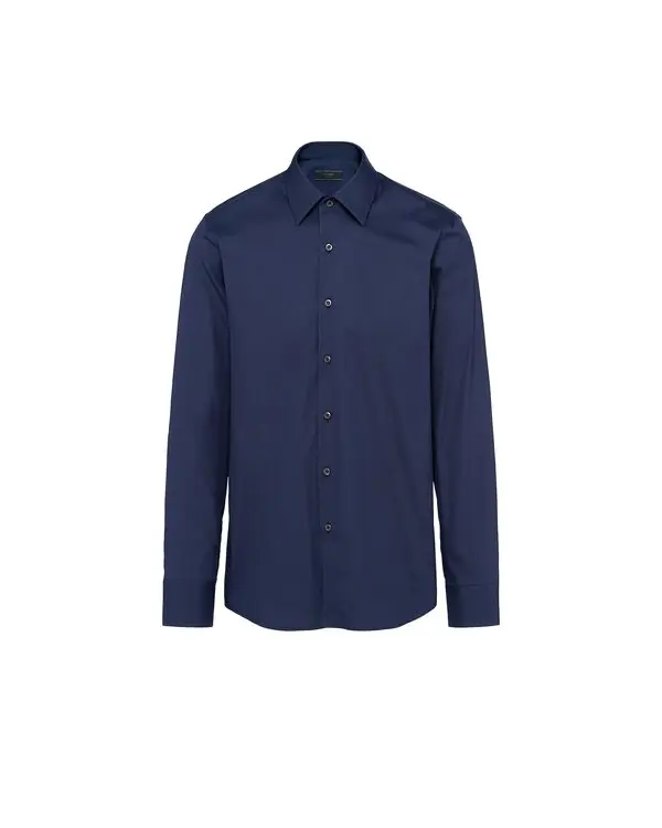 Prada Stretch Cotton Shirt - Blue