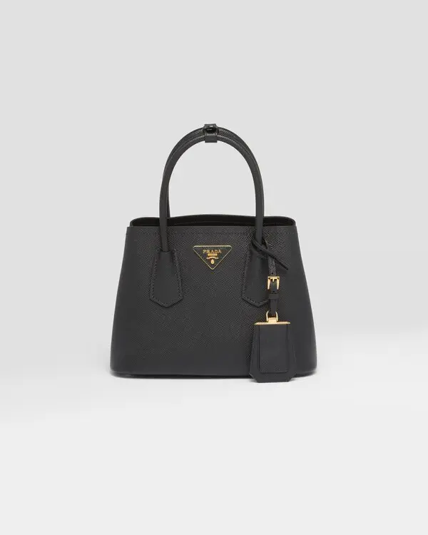 Prada Saffiano Leather Handbag - Black