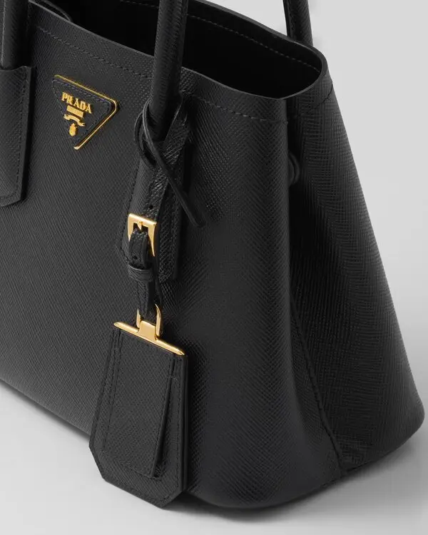 Prada Saffiano Leather Handbag - Black