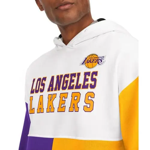 Tommy Hilfiger Purple Los Angeles Lakers Andrew Split Pullover Hoodie