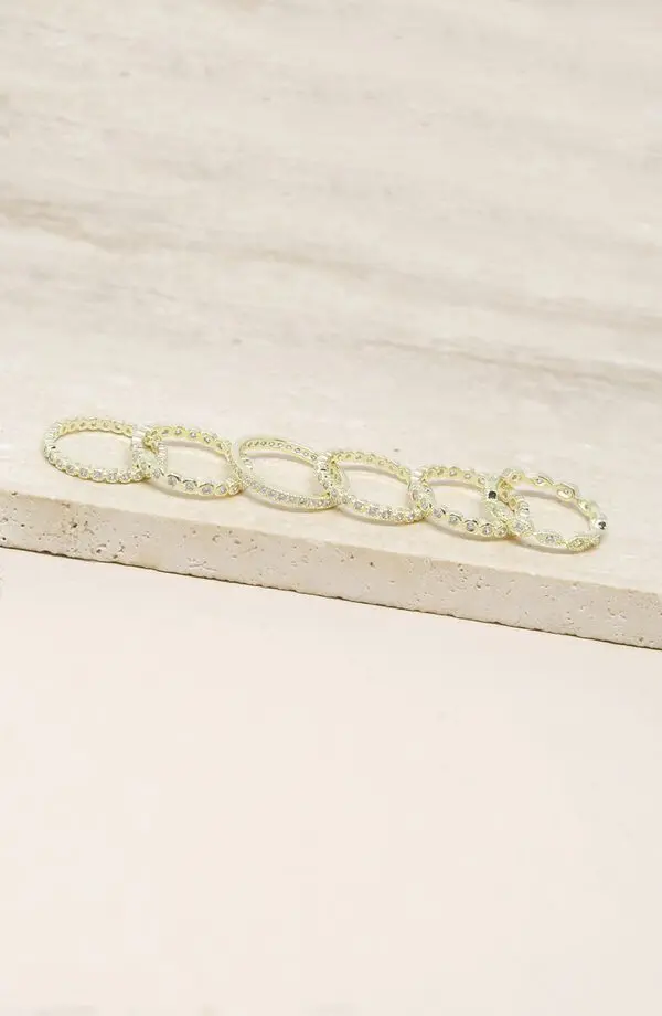 Ettika Set Of Six Stacking Rings