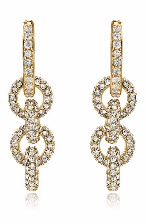 Ettika Pavé Drop Earrings