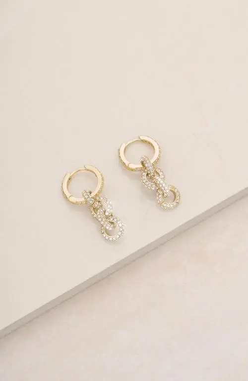 Ettika Pavé Drop Earrings