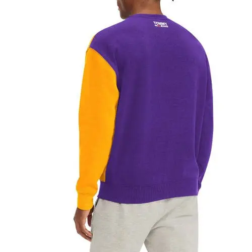 Tommy Hilfiger Gold Los Angeles Lakers Keith Split Pullover Sweatshirt