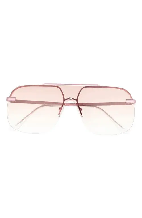 AIRE Venatici Aviator Sunglasses - Rose Gold/rose Brown Grad