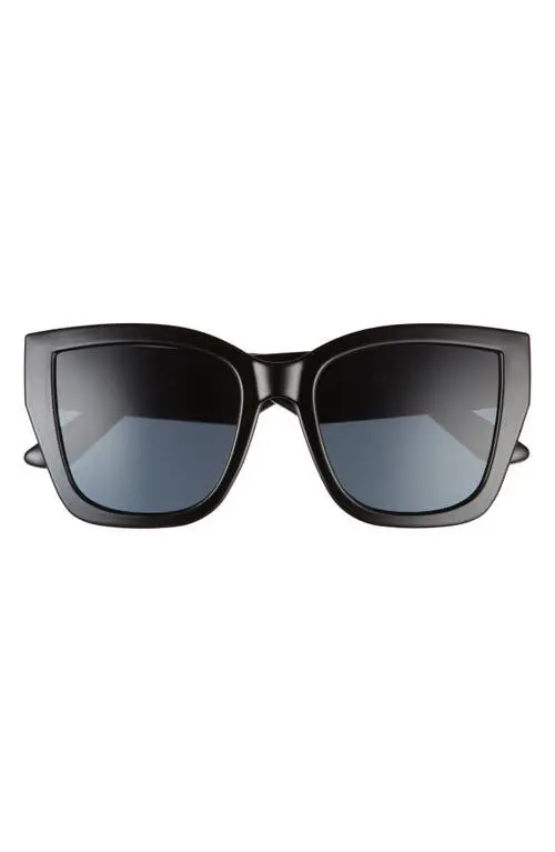 AIRE Haedus 53mm Gradient Square Sunglasses - Black / Smoke Mono