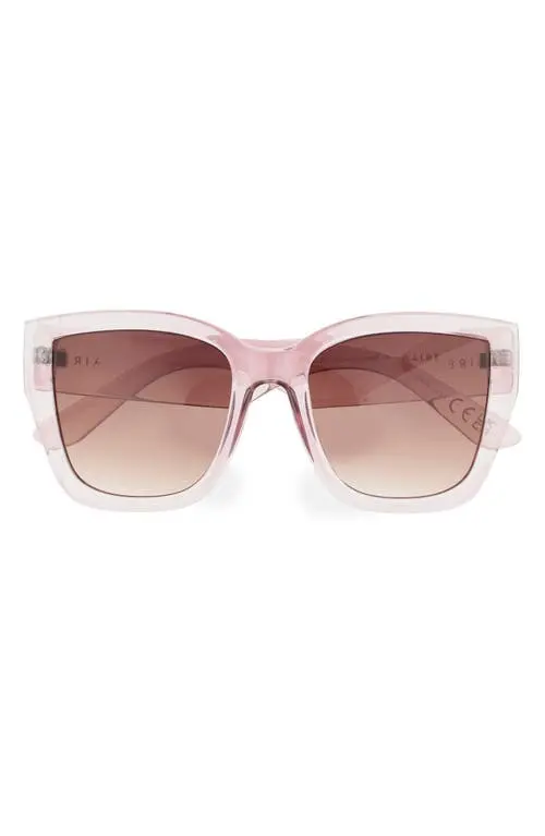 AIRE Haedus 53mm Gradient Square Sunglasses - Rose/brown Grad