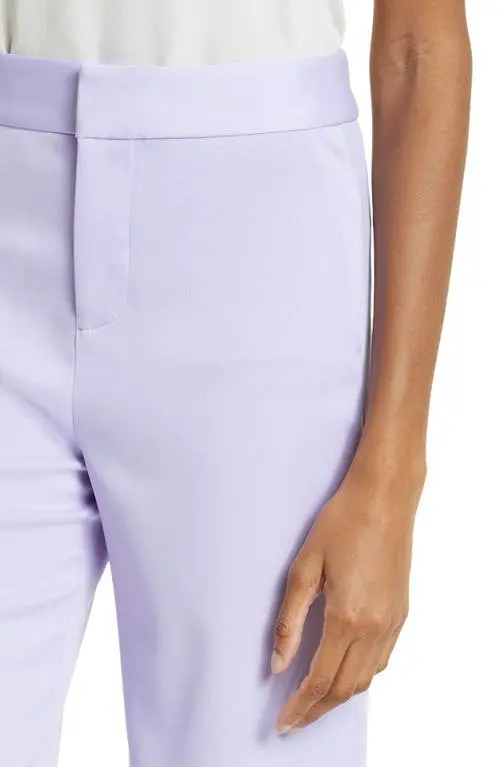 Alice + Olivia Deanna Slim Fit High Waist Bootcut Pants