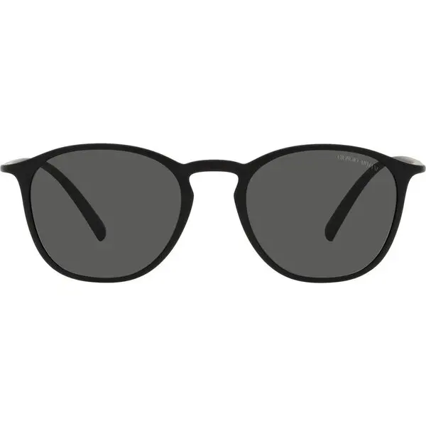 Armani Exchange Square Frame Sunglasses - Matte Black