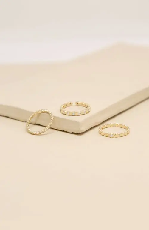 Ettika Set Of 3 Stacked Rings