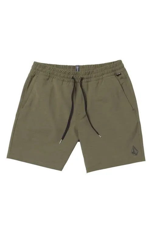 Volcom Understoned Hybrid Shorts - Bison