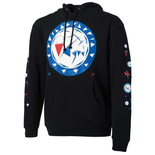 NBA X NATUREL Philadelphia 76ers No Caller Id Pullover Hoodie