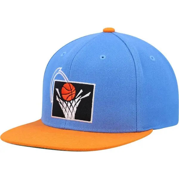 Mitchell & Ness Cleveland Cavaliers Hardwood Classics Team Two-tone 2.0 Snapback Hat - Blue