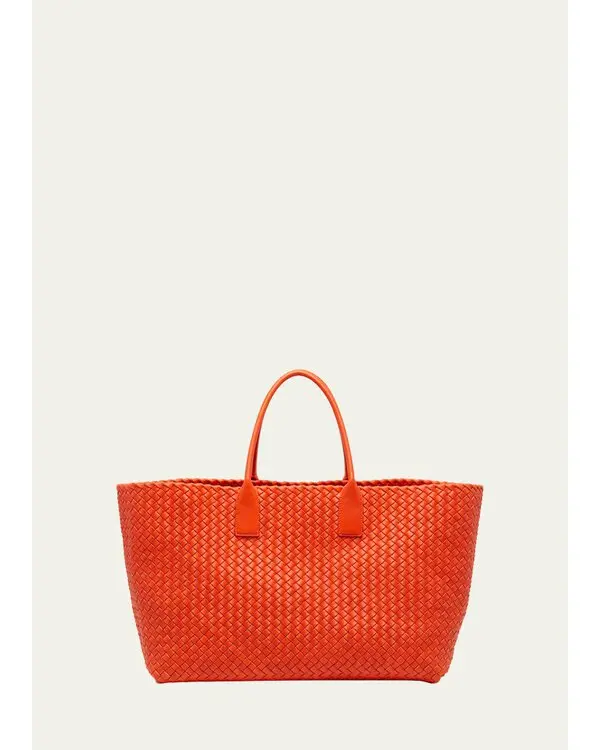Bottega Veneta Large Cabat Bag - Orange