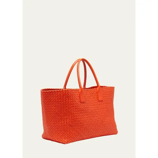 Bottega Veneta Large Cabat Bag - Orange