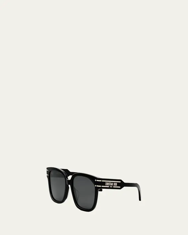 Dior Wildior S3u Square Sunglasses - Sblk/smk