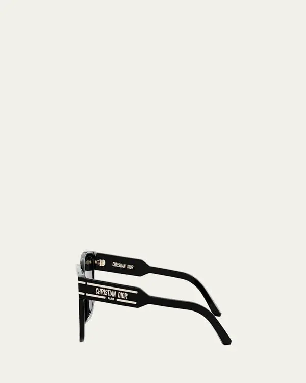 Dior Wildior S3u Square Sunglasses - Sblk/smk
