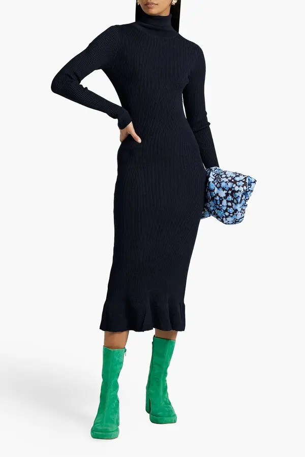 sienna stone knit midi dress Sienna Knit Dress – American Honey Boutique main image 0