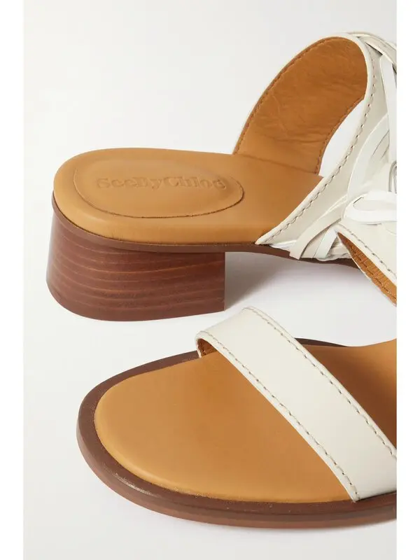 See By Chloé Braided Leather Mules