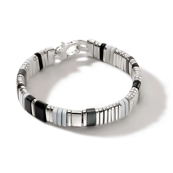 John Hardy Colorblock Bracelet - Silver