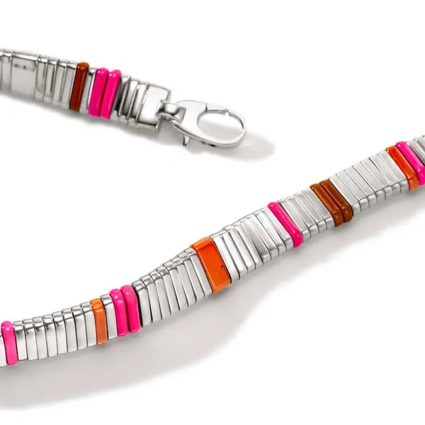 John Hardy Colorblock Choker Necklace
