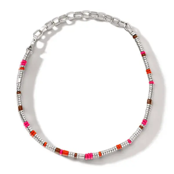 John Hardy Colorblock Choker Necklace