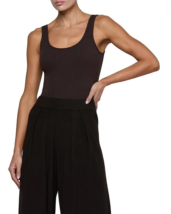 L'Agence Nica Tank Top Bodysuit - Dark Java